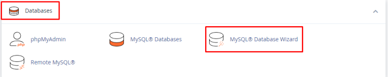How To Create Mysql Database From Mysql Database Wizard