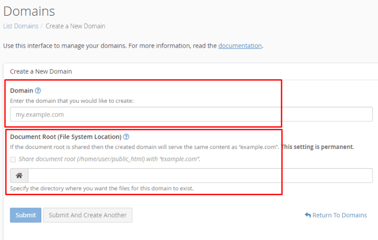 How to Add Domain ,Add-on domain, and Subdomain in cPanel?