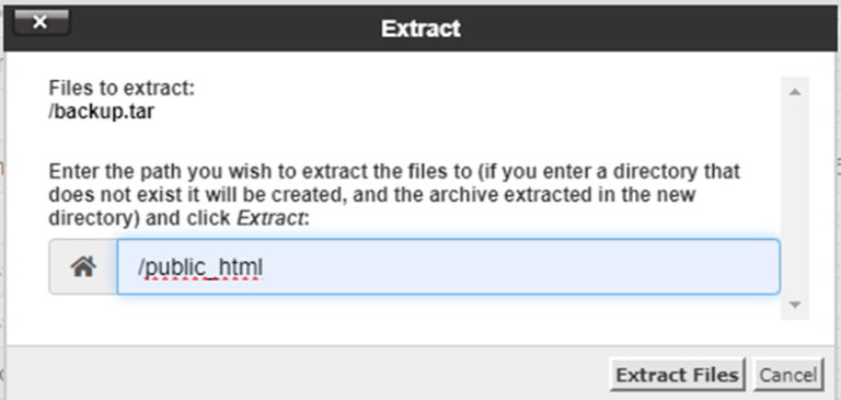 How to Upload Website Backup in cPanel’s File Manager?