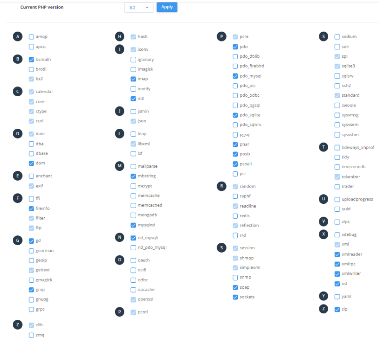 How to Manage cPanel PHP Extensions on cPanel?